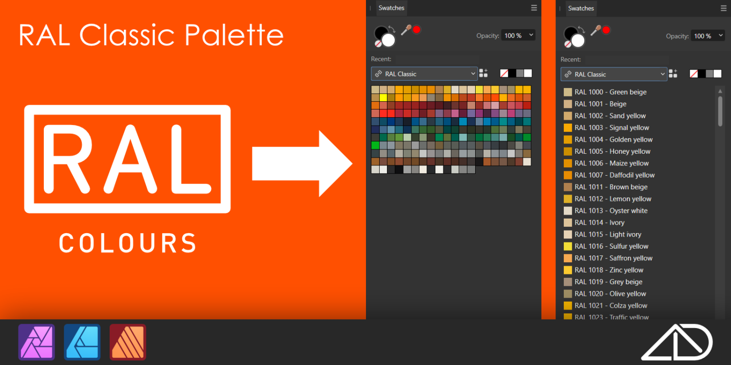 Free Architectural color palettes (RAL, NCS, AutoCAD) - Resources ...