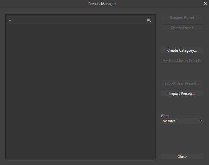 All procedural texture presets disappeared. - V2 Bugs found on Windows - Affinity | Forum
