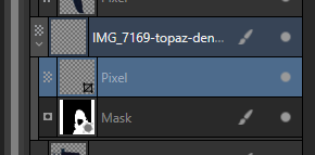 How to stack pixel layers (what's usually called clipping masks ...