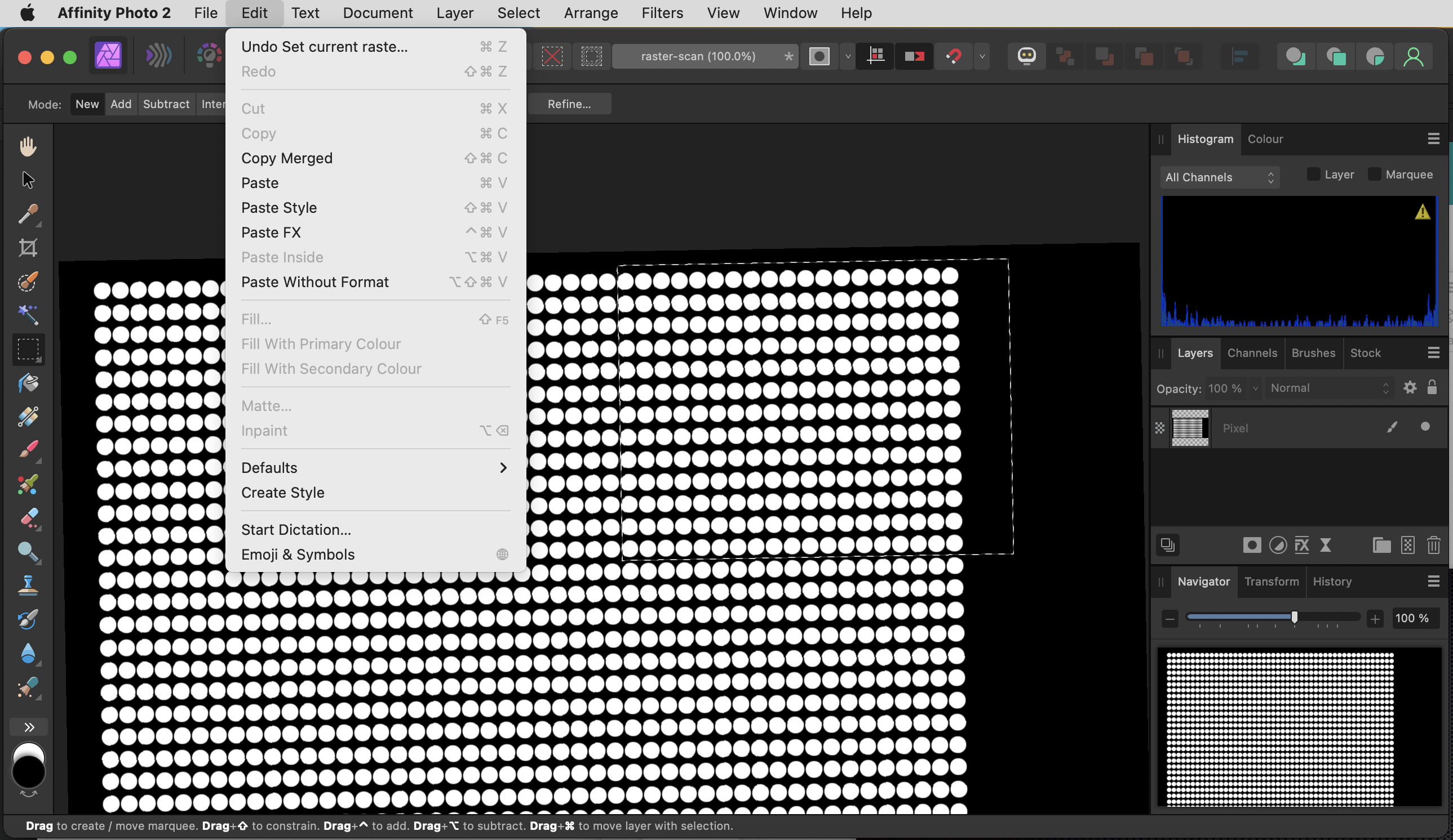 How to cut (clear) a selection? - Affinity on Desktop Questions (macOS ...