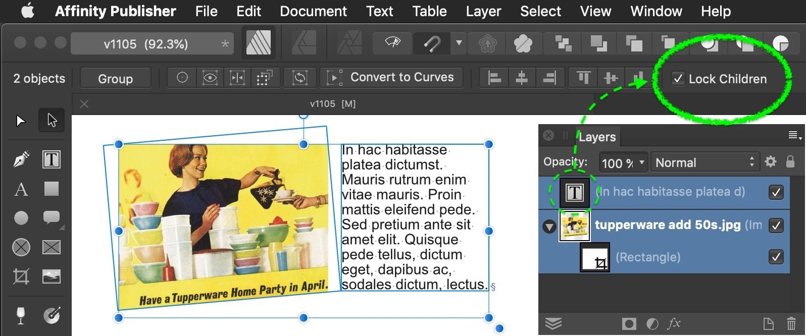 Child objects - Desktop Questions (macOS and Windows) - Affinity | Forum