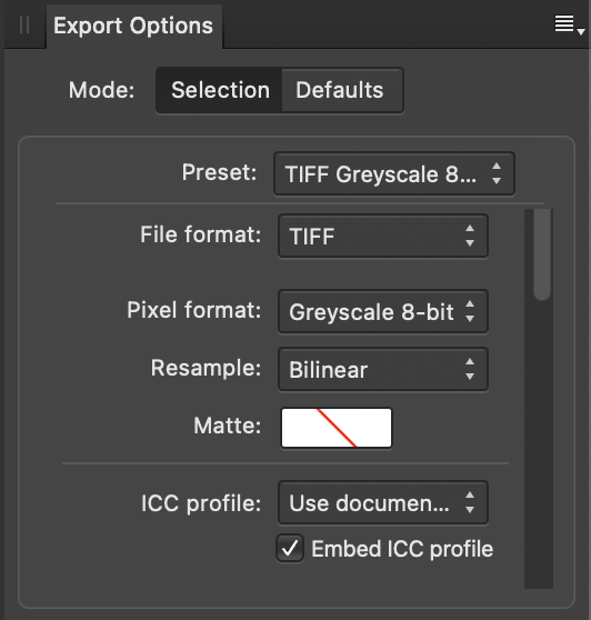 Export Options Panel Could Use Some Tlc Feedback For The Affinity V2
