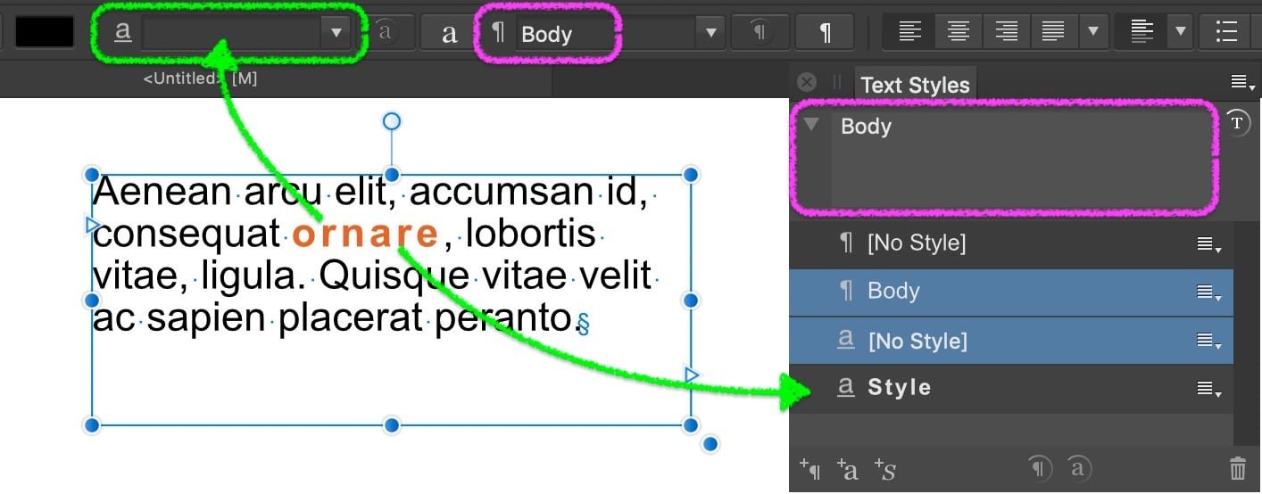 Affinity Publisher Text Style Overrides Graphic - Affinity on Desktop ...