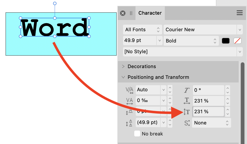 Can I revert transformed text to default sizing? - Affinity on Desktop ... Can I revert transformed text to default sizing? - Affinity on Desktop ...