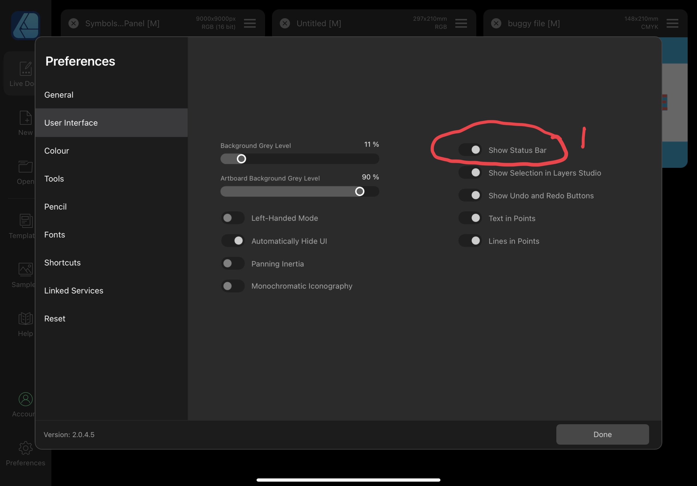 Affinity Designer quick switch from pen tools to node tool - iPad ...