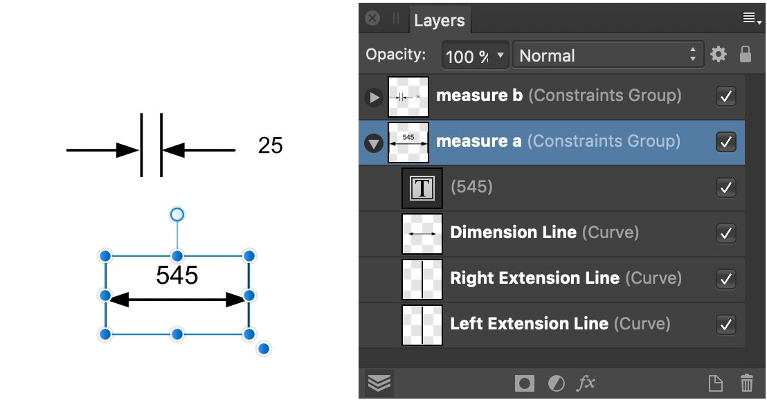 How to add a dimension line - Desktop Questions (macOS and Windows) - Affinity | Forum