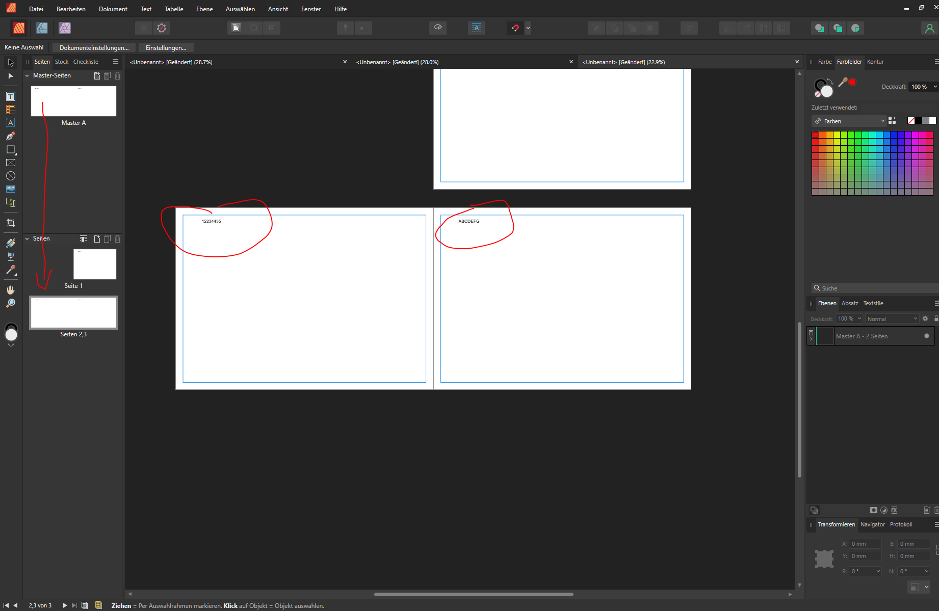 Moving Adding Deleting Pages Messes With Page Content From Master V2 Bugs Found On Windows