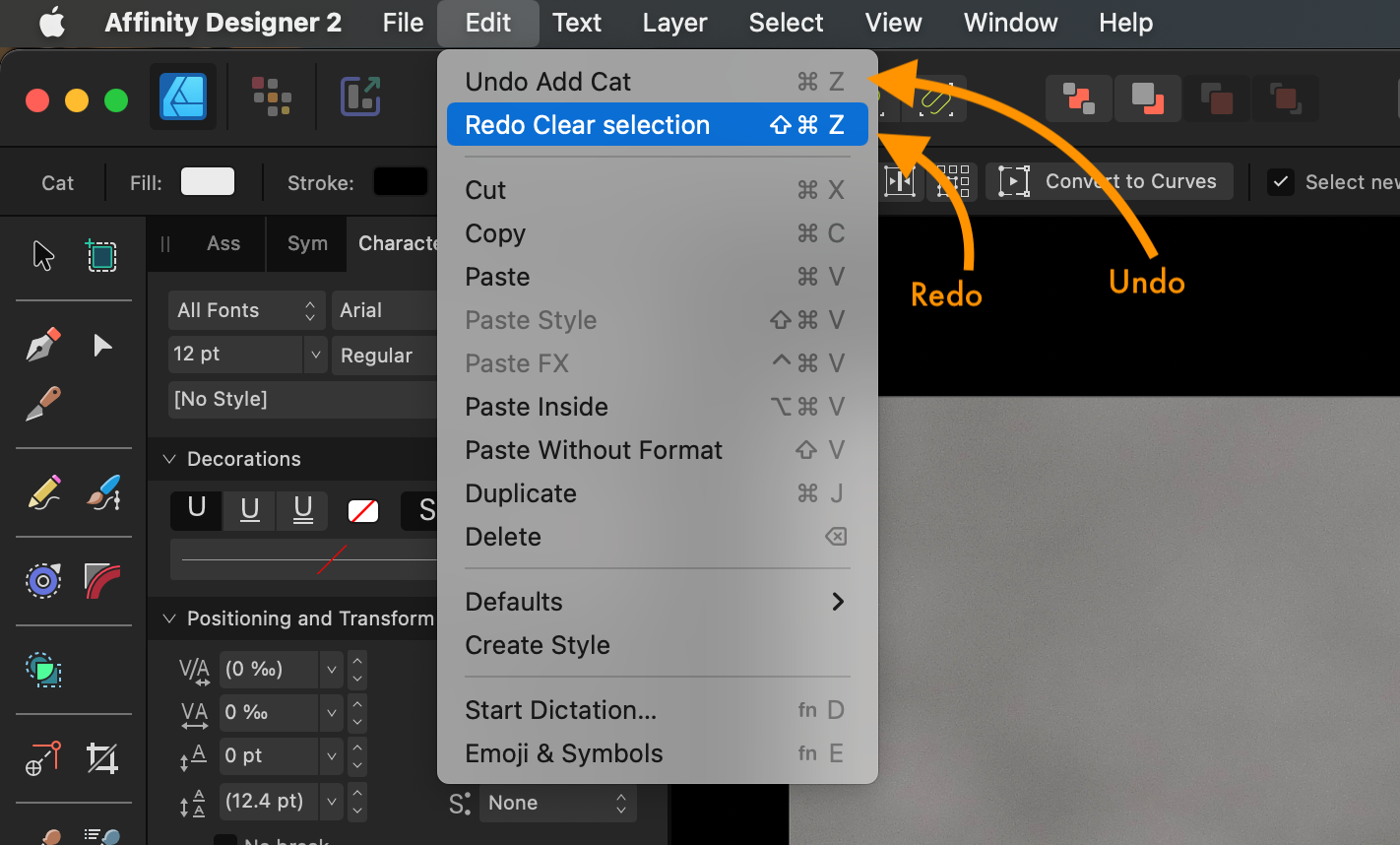 How do I do multiple 'undo' operations without using the history panel ... How do I do multiple 'undo' operations without using the history panel ...