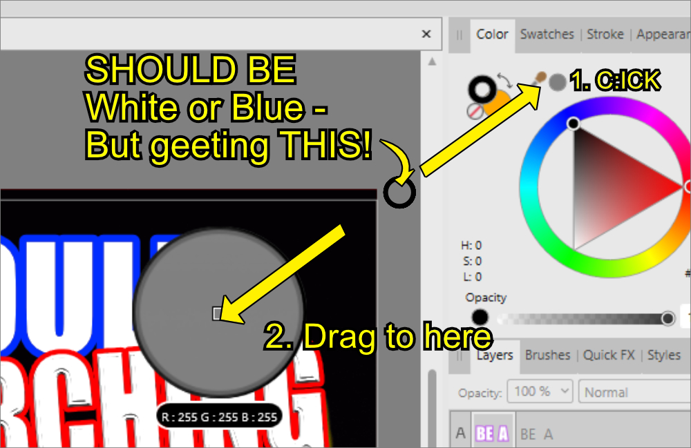 Color Studio Color Picker DRAGS - Won't Follow Cursor - Desktop ...