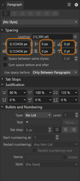 Transform Panel - adjusting the content (size of editing fields) after changing its width ...