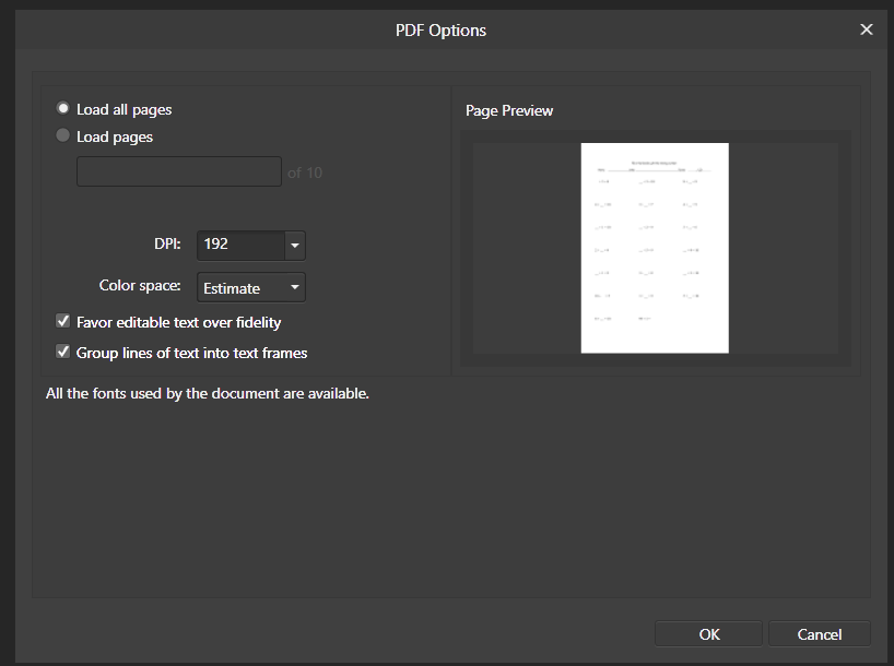 Fonts Used In Pdf File Affinity On Desktop ions macOS And