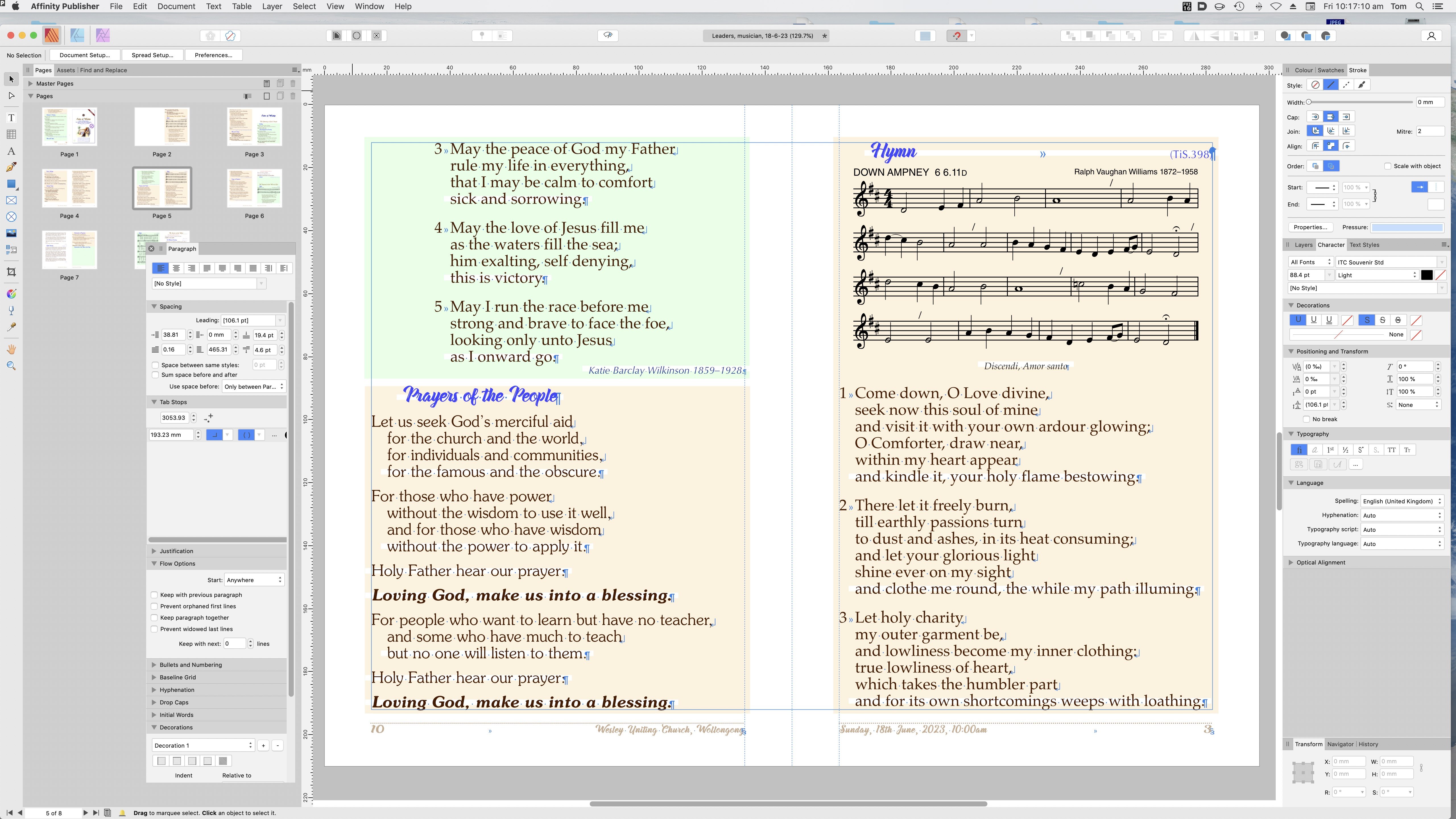 Affinity Publisher – placing a colour behind text - Desktop Questions ...