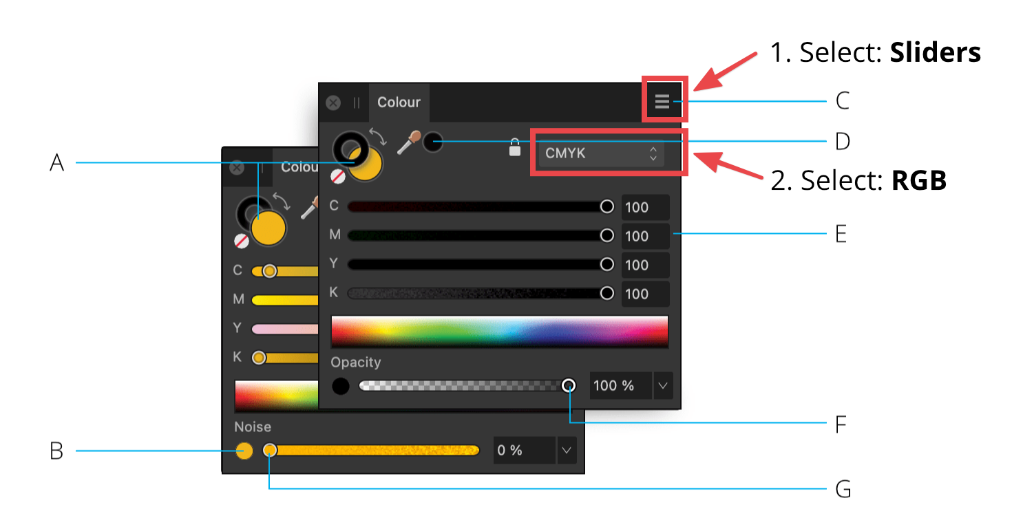 rgb by numbers- 70,170,255 - Desktop Questions (macOS and Windows) - Affinity | Forum