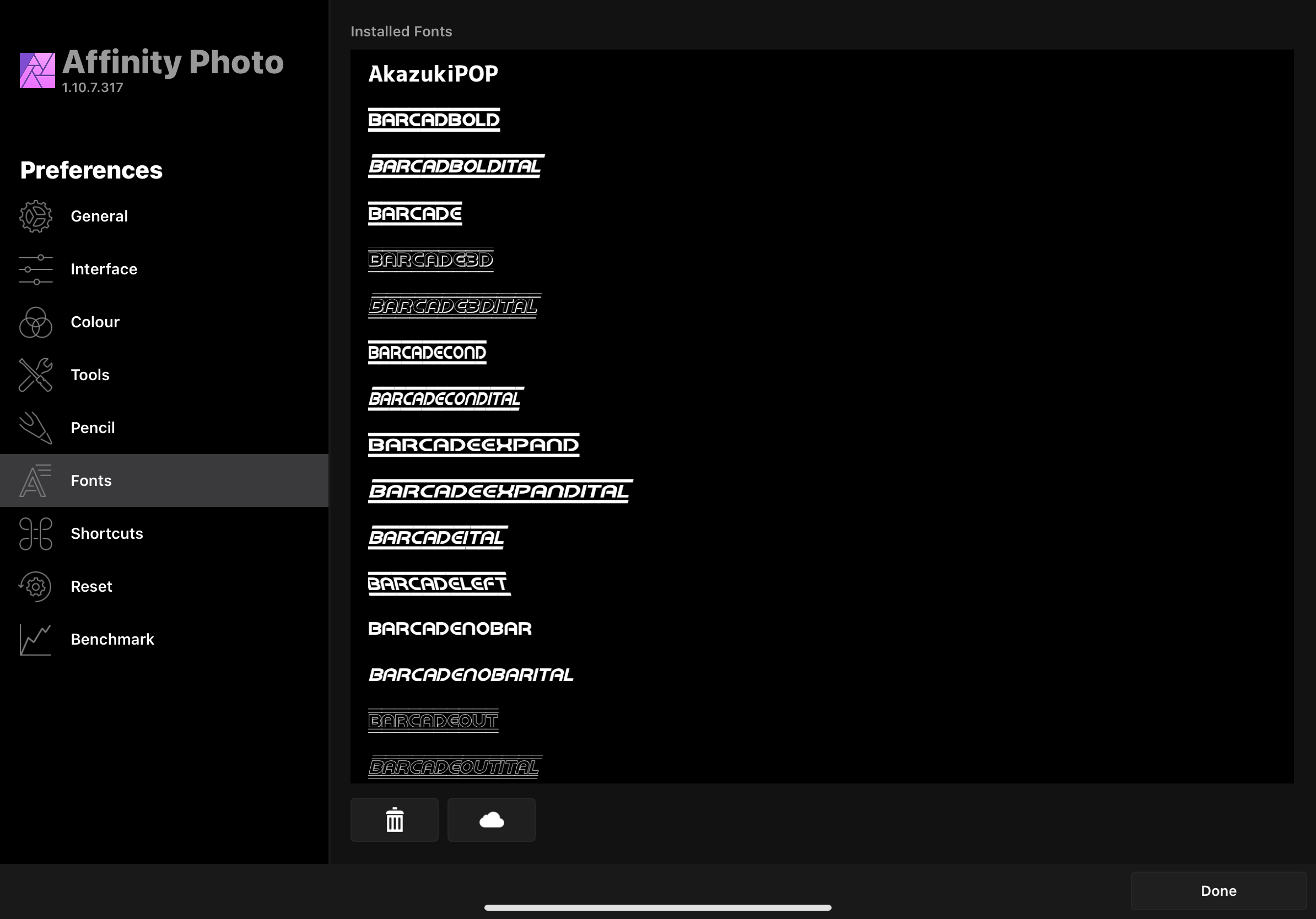 Fonts not appearing - iPad Questions - Affinity | Forum