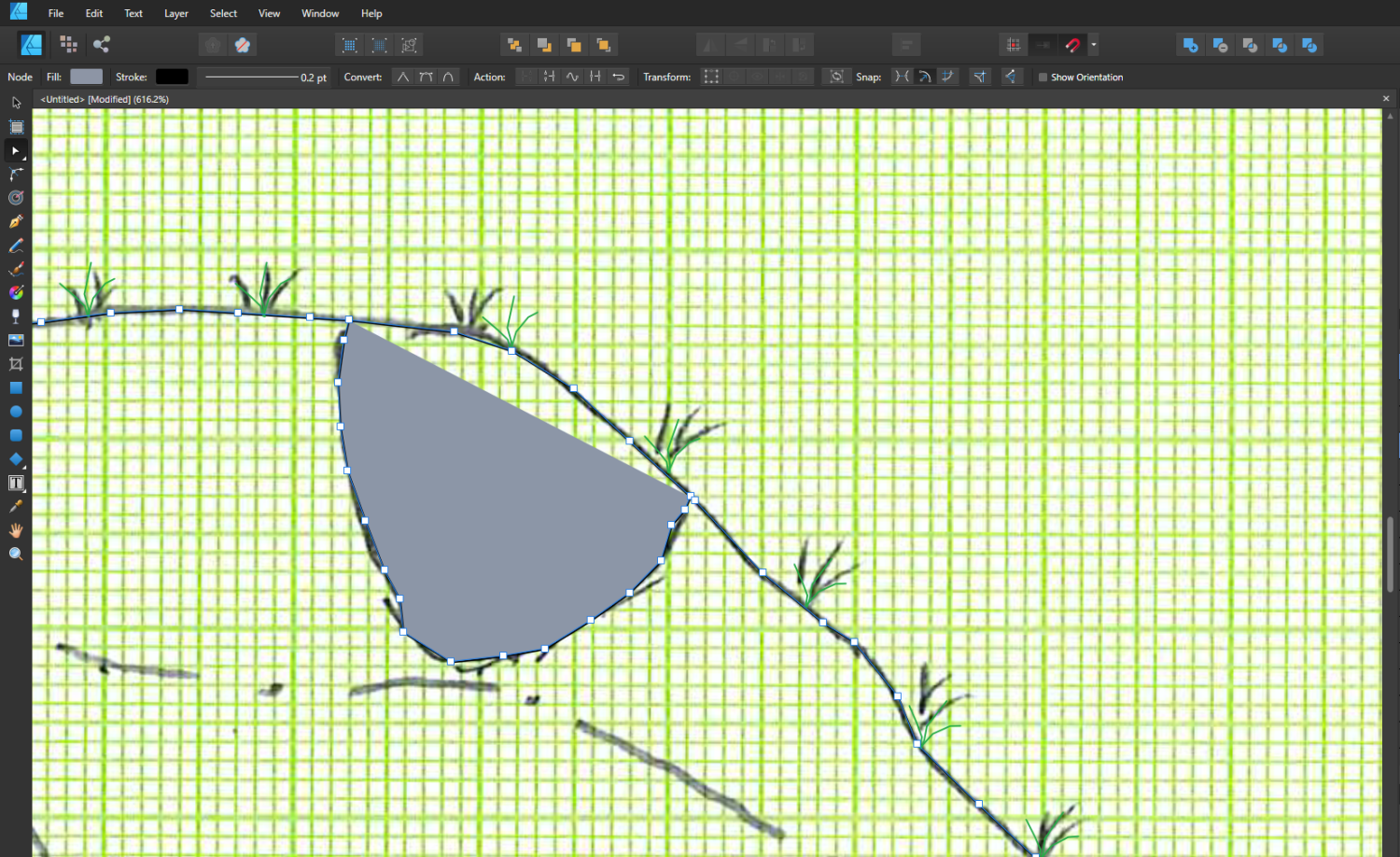 Designer Snapping Curve Fill With Pen Tool To Existing Curve Affinity On Desktop Questions
