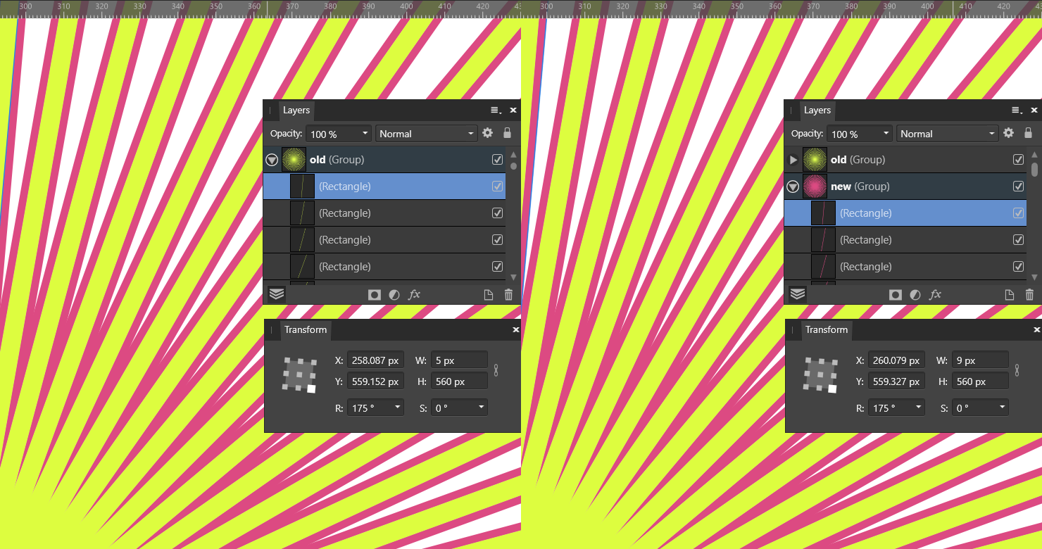Designer: Is there a way to change hundreds of layers 'width' correctly? - Affinity on Desktop ...