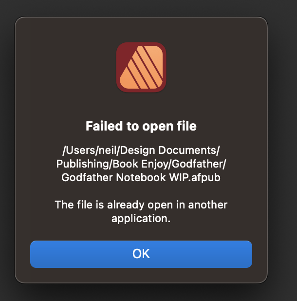 Publisher - can't open important file - Desktop Questions (macOS and Windows) - Affinity | Forum