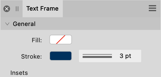 Border styles (for example, thin-thick) for text frames. - Desktop Questions (macOS and Windows ...