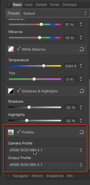 Can Affinity Photo export a non-color-corrected TIFF for use in the Calibrite/ X-Rite ICC ...