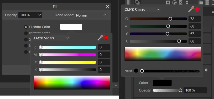 Set Default Color Picker Settings In Photo Affinity On Desktop