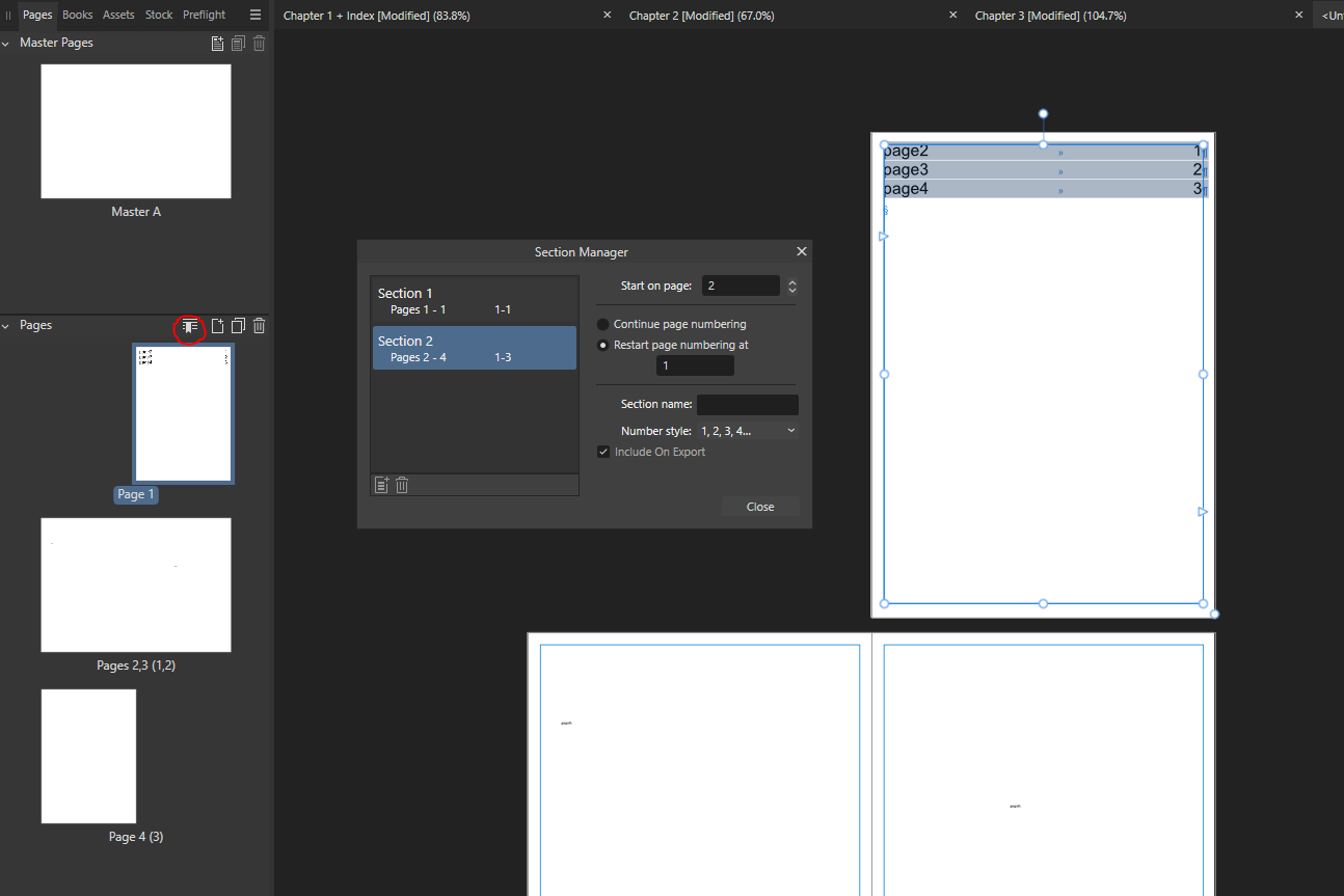 TOC Wrong page number - Desktop Questions (macOS and Windows) - Affinity | Forum