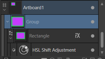 Extent of adjustment layer is automatically set to entire document ...