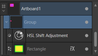Extent of adjustment layer is automatically set to entire document ...