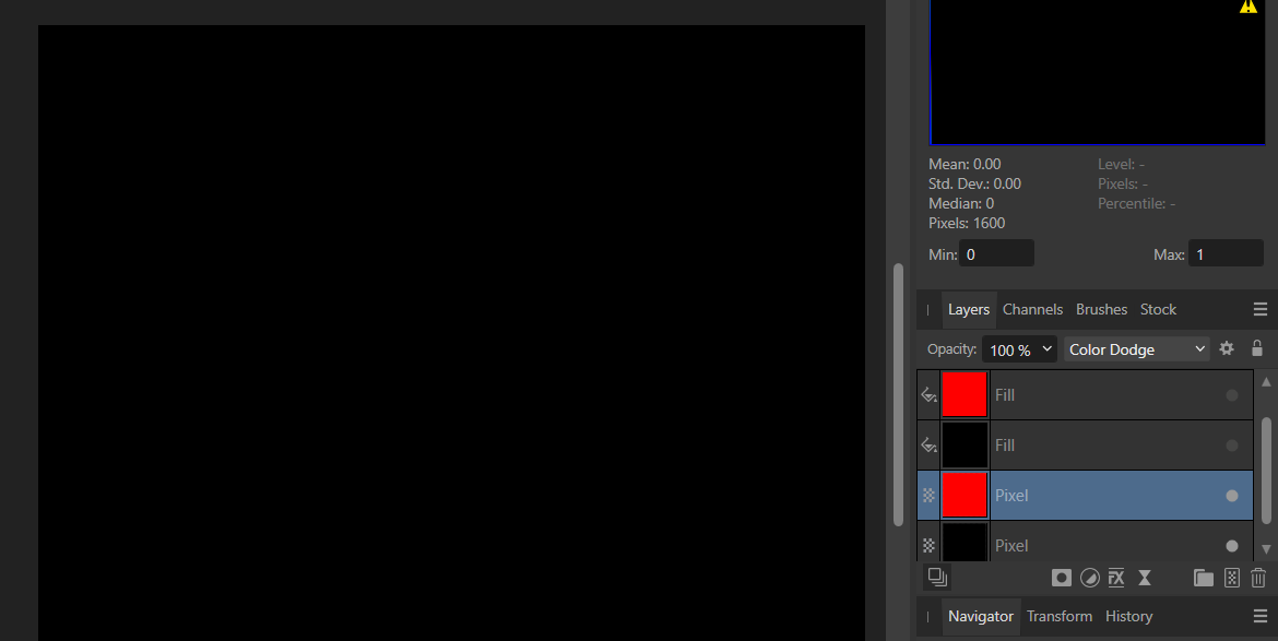 Color Dodge returns different result between Fill layers and Pixel layers - V2 Bugs found on ...