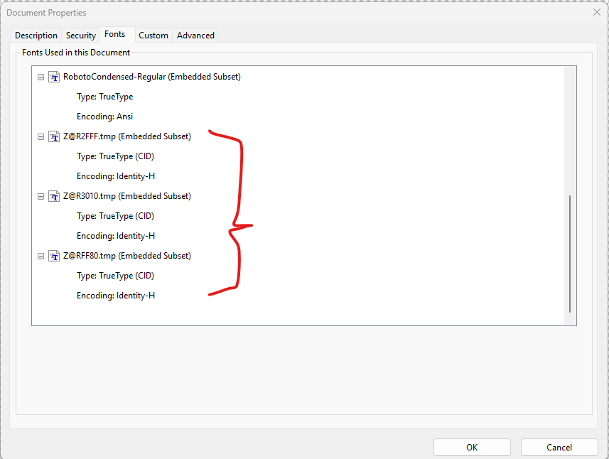 z@*.tmp coming up as missing font in pdf - Desktop Questions (macOS and Windows) - Affinity | Forum