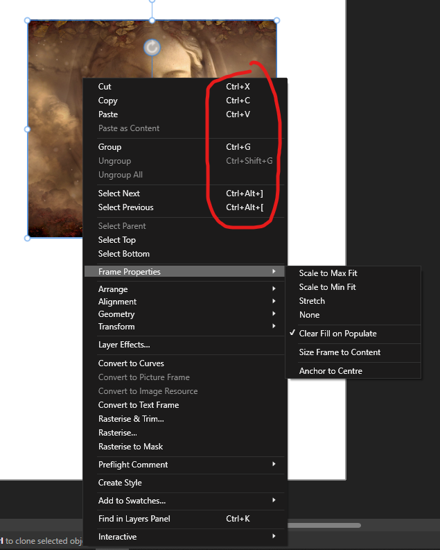 Shortcuts For Contextual Menu Items Feedback For The Affinity V2 Suite Of Products Affinity