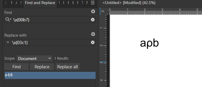 Publisher Find Replace Glyph Pre V2 Archive Of Affinity On Desktop Questions Macos And