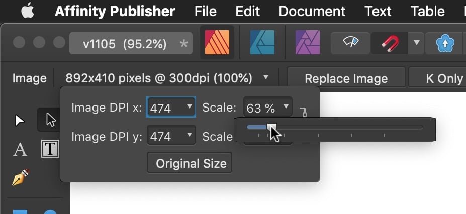 Großes Bild in kleine Vorlage einfügen. - Desktop Questions (macOS and ...