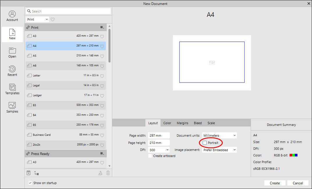 Create New/Document Properties - Desktop Questions (macOS and Windows) - Affinity | Forum