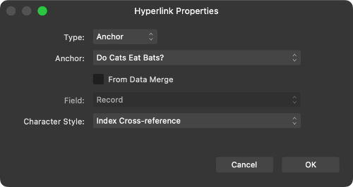 The Hyperlink Properties Window No Longer Includes The Option To Edit ...