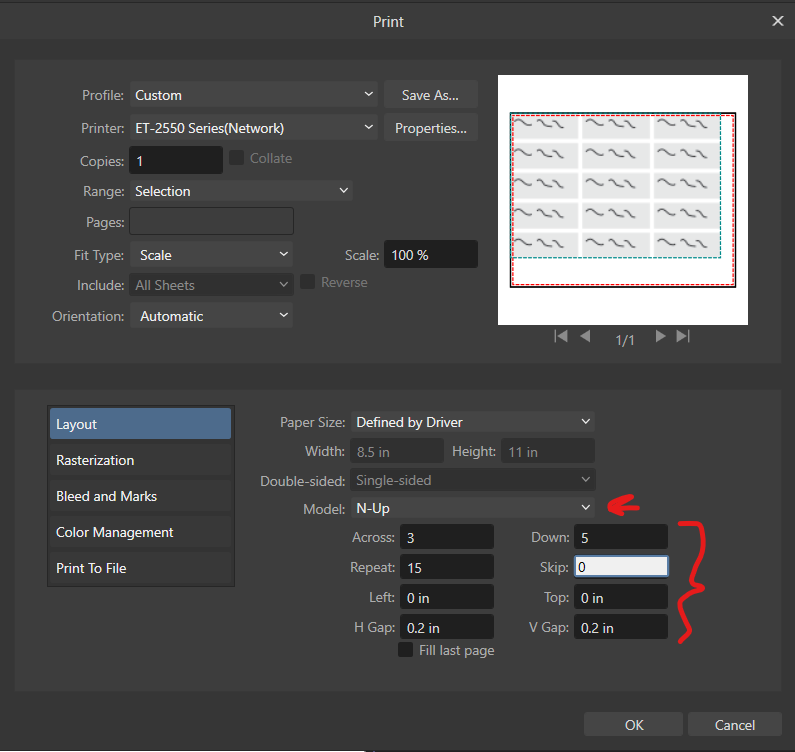 Printing Labels from Affinity Publisher did I miss something or do we need an enhancement ...