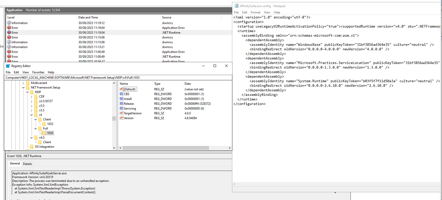 Affinity Suite Not Launching Net Exception Desktop Questions Macos