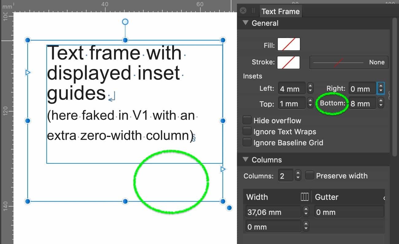 Frame and Column break create a new paragraph? - Affinity on Desktop Questions (macOS and ...