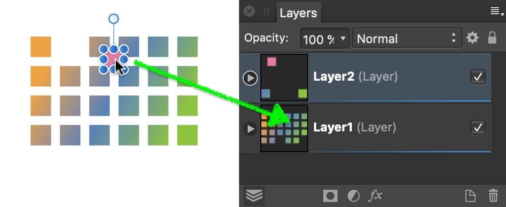 Designer: Move object to another layer - Desktop Questions (macOS and Windows) - Affinity | Forum