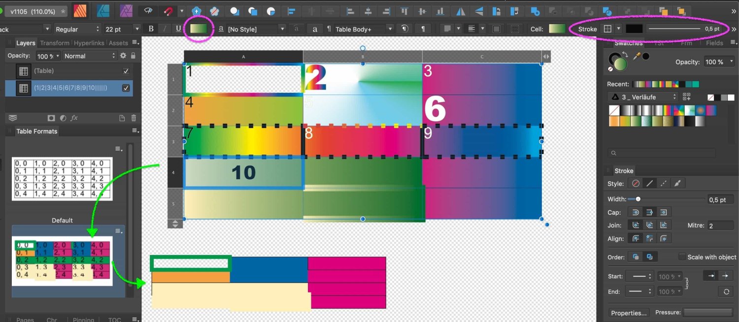 Table Tool / gradient and trasparent strokes - Desktop Questions (macOS and Windows) - Affinity ...