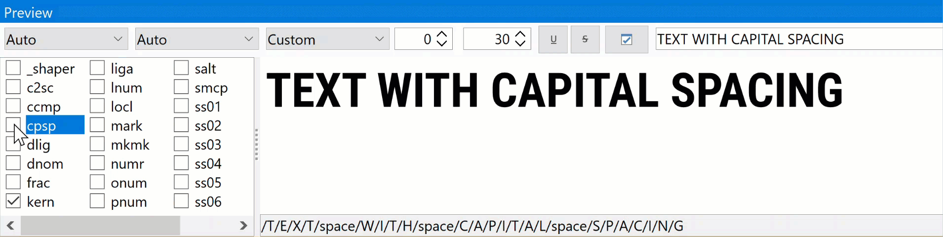 Switching to the 'All Caps' option adds extra spacing to the text. - V2 Bugs found on macOS ...