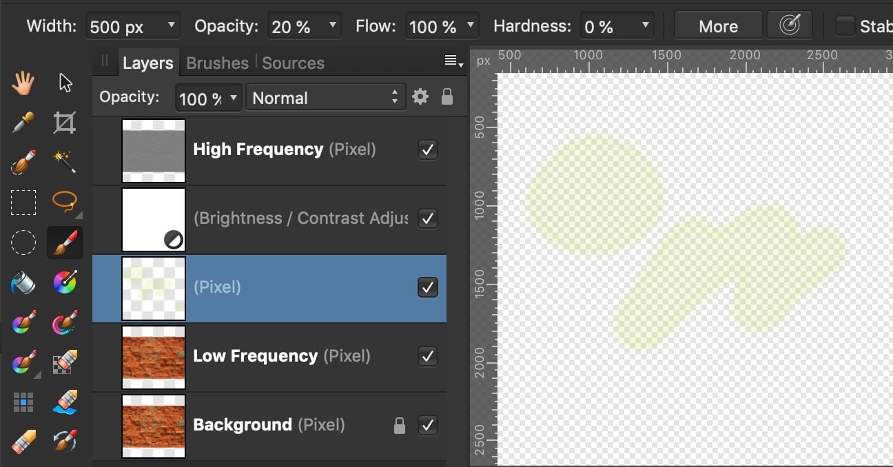 Trying to Reduce Shine on Face by using Pixel Layer not working ? - Desktop Questions (macOS and ...
