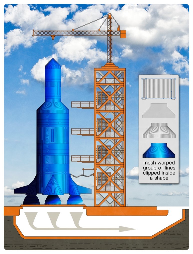 Rocket (with warp mesh example) - Share your work - Affinity | Forum