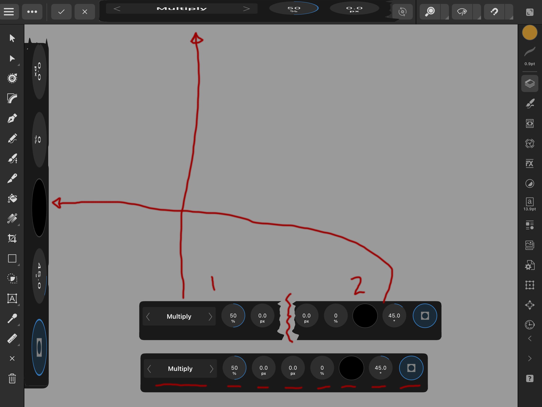 Bring back the context control design from v1 on the iPad. - Page 2 - Feedback for the Affinity ...