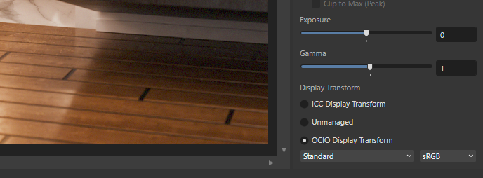 Af Photo 221 Inverted Display Color With Ocio When Loading A Second