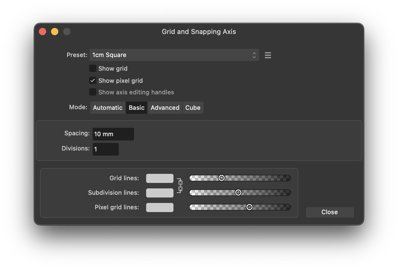 Pixel Grid Archive 25 24 23 22 And 21 Features And Improvements Affinity Forum