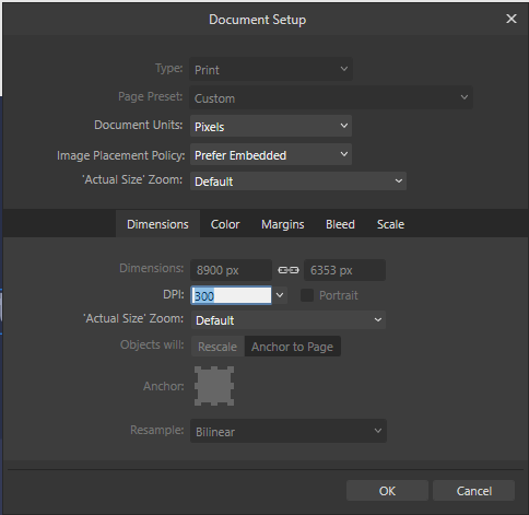 DPI change in Document Setup messes up the Text Styles - V2 Bugs found ...
