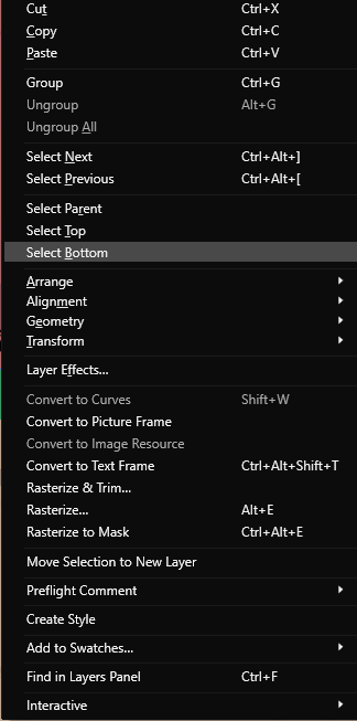 Select Same and Select Object from the Select menu should be accessible from the Move Tool menu ...