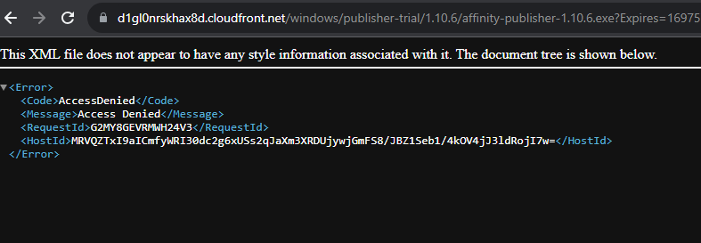 What happened to windows versions of affinity v1 software? - Customer Service, Accounts and ...