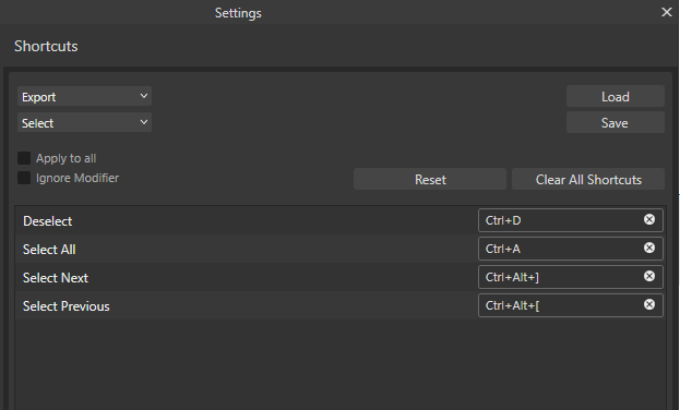 Export persona: Select Next/Previous shortcut doesn't work - V2 Bugs ... Export persona: Select Next/Previous shortcut doesn't work - V2 Bugs ...