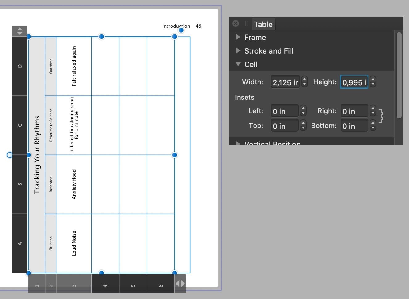 Changing height on table results in rapid expansion of Cell - Desktop Questions (macOS and ...